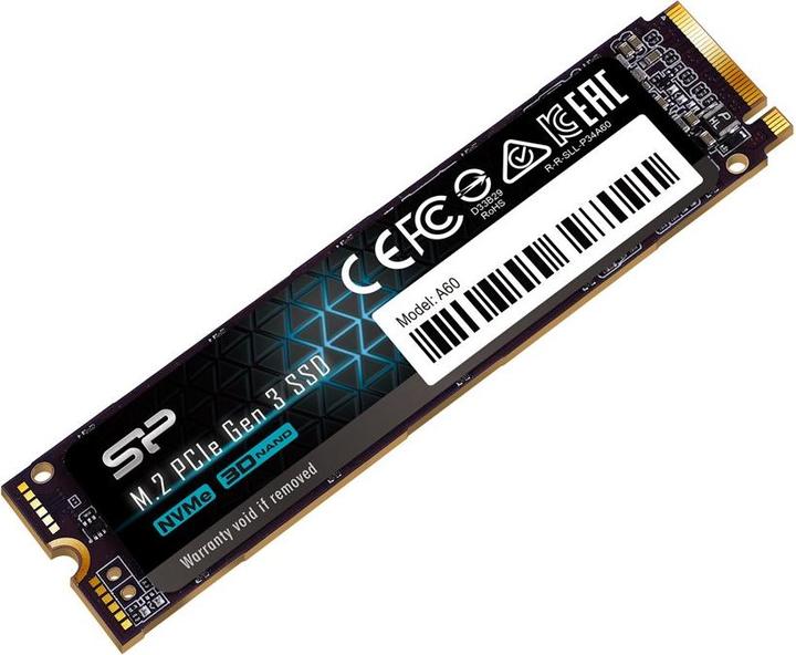 Silicon Power SSD A60 128GB M.2 PCIe NVMe Gen3x4 (128 Go, M.2)