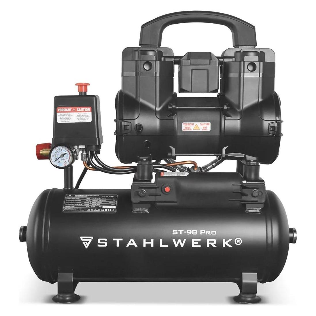 Stahlwerk Kompressor ST-98 Pro 8 bar | 1,22 PS | 0,90 kW | 170 l/min ...