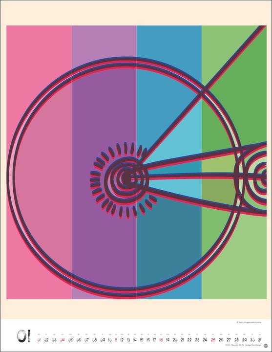 Athesia Bike Art Posterkalender 2026 - kaufen bei Galaxus