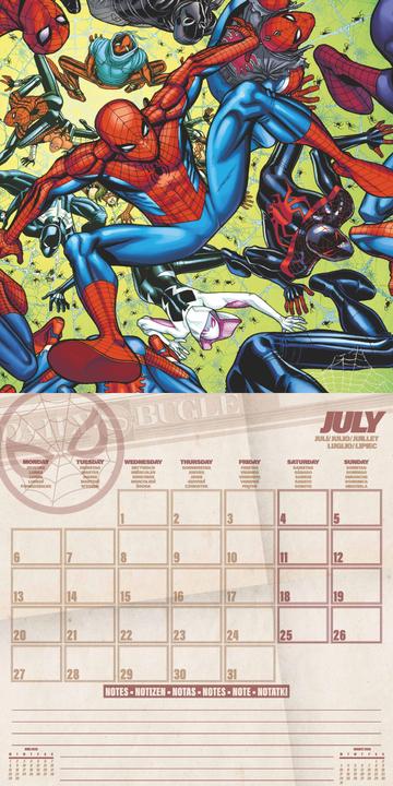 Pyramid Marvel Spiderman Square Calendar 2026 30x30 - buy at Digitec