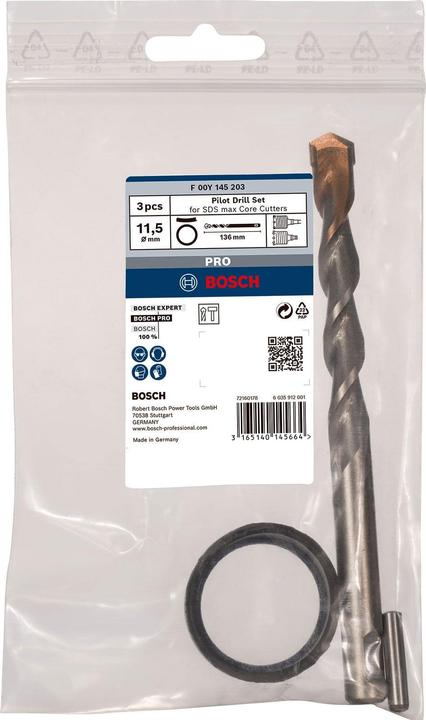Bosch PRO Pilot Drill Set for SDS max Core Cutter, 115,5 x 84 mm - Galaxus