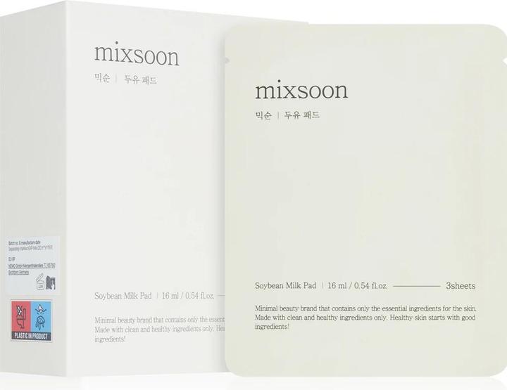 Mixsoon Sojamilch-Pad pH-Balanced Soothing Sheet Mask für Feuchtigkeit ...