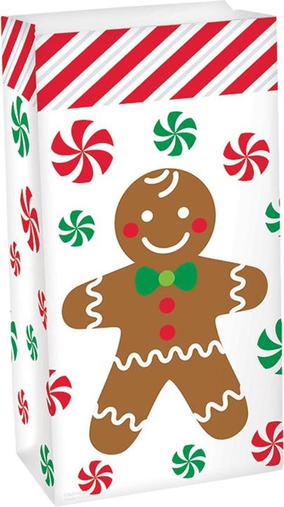 Amscan Gingerbread Man Paper Treat Bag - buy at Digitec
