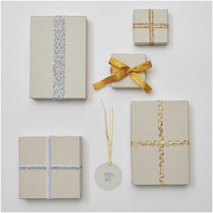 Rico Design Bänder-Set "Lucky dip", Gold-Silber, 30 Stück à 1 m - Digitec