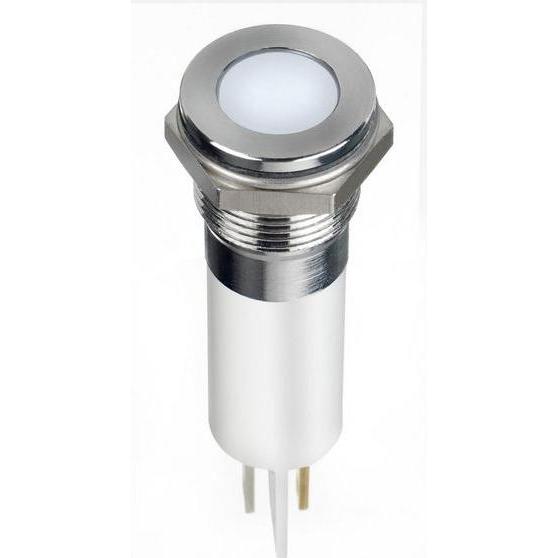 RS PRO 12mm flush bright chrome LED,white 12Vdc - kaufen bei Galaxus