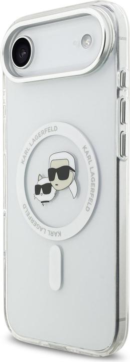 Karl Lagerfeld IML K&CH Heads Metal Frame MagSafe Case for iPhone Air ...