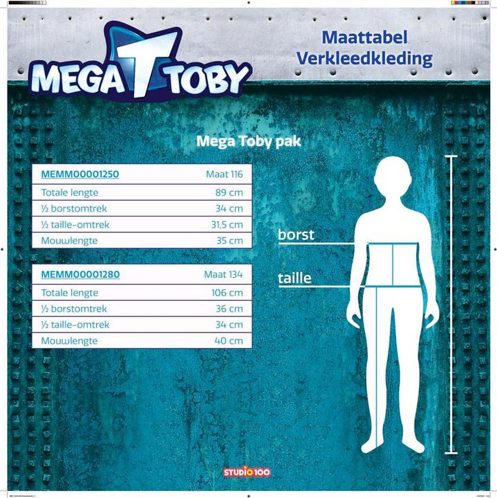 Mega Mindy Kostüm Toby 6-8 Jahre (110, 98) - kaufen bei Galaxus