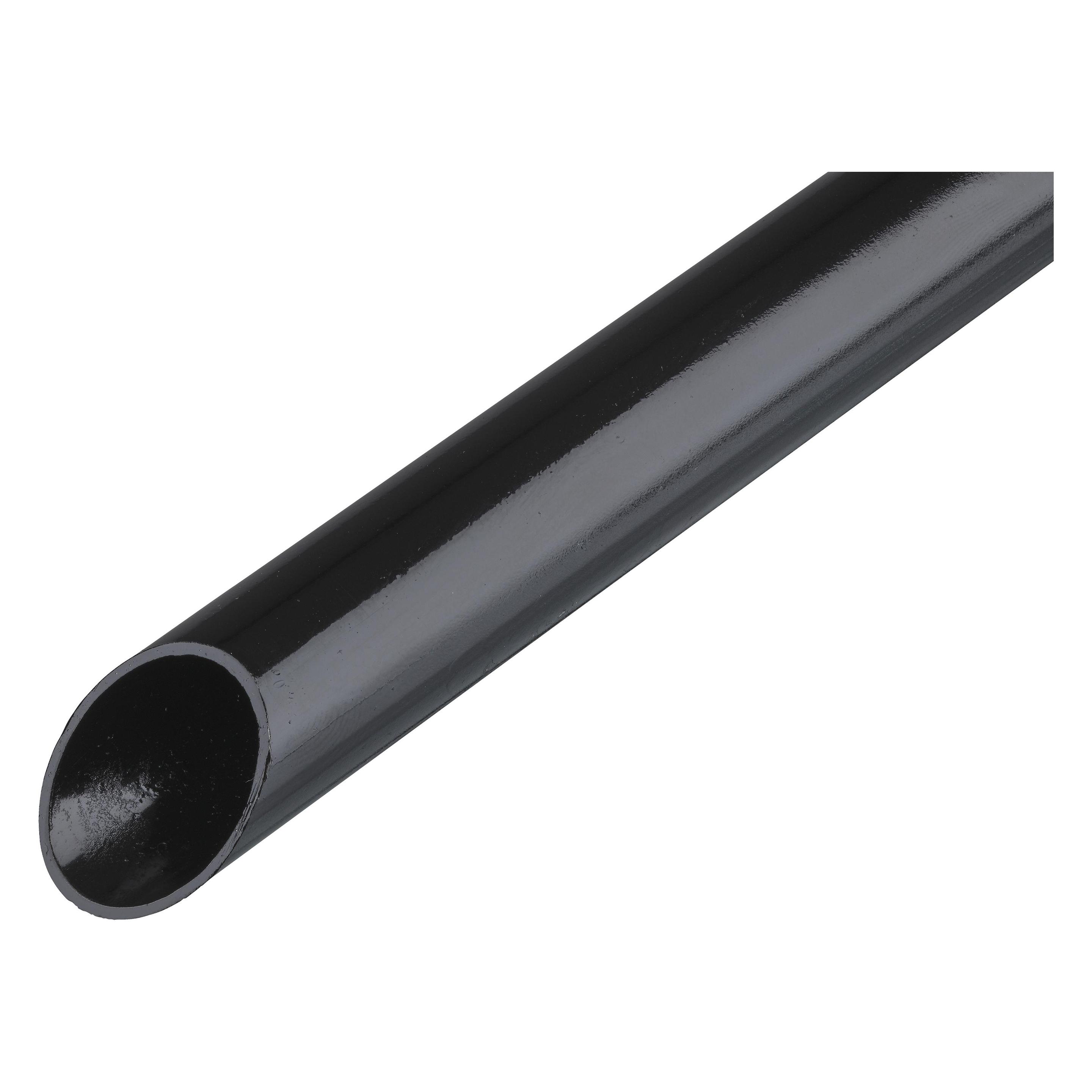 Fränkische Rohrwerke Steel armoured tube plug-in black painted M20 ...
