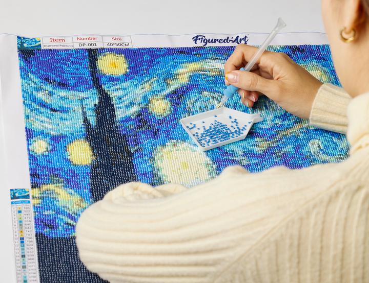 Figured'Art Diamond Painting 40x50 gerollte Leinwand Fee und ...