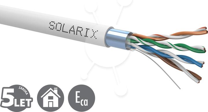 Solarix InstalaÄnÃ cable CAT5E FTP PVC /box (FTP, CAT5e, 305 m) - Digitec
