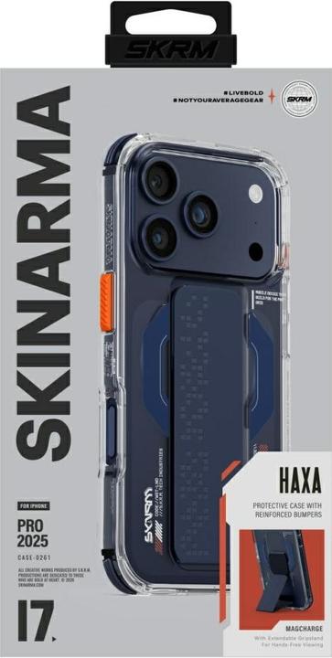 Skinarma Case Haxa for iPhone 17 Pro Magnetic Charging + Grip Stand ...