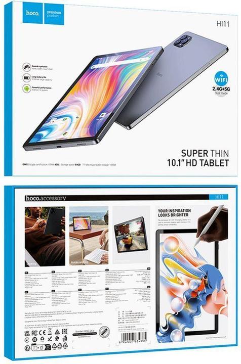 Hoco Headphone with microphone tablet 10,1" 4GB / 64GB HD Android 14 ...