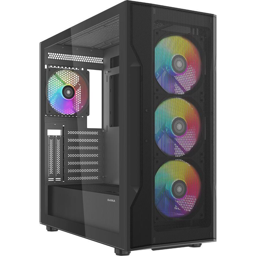 Sama Gears S40, Black ATX Mid-tower Case (ATX, ITX, Micro ATX (mATX ...