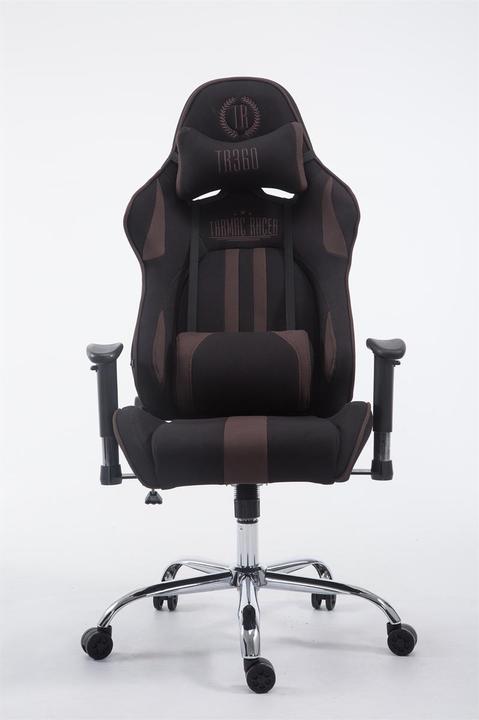 CLP Racing office chair Limit fabric, black/brown - buy at Galaxus ...