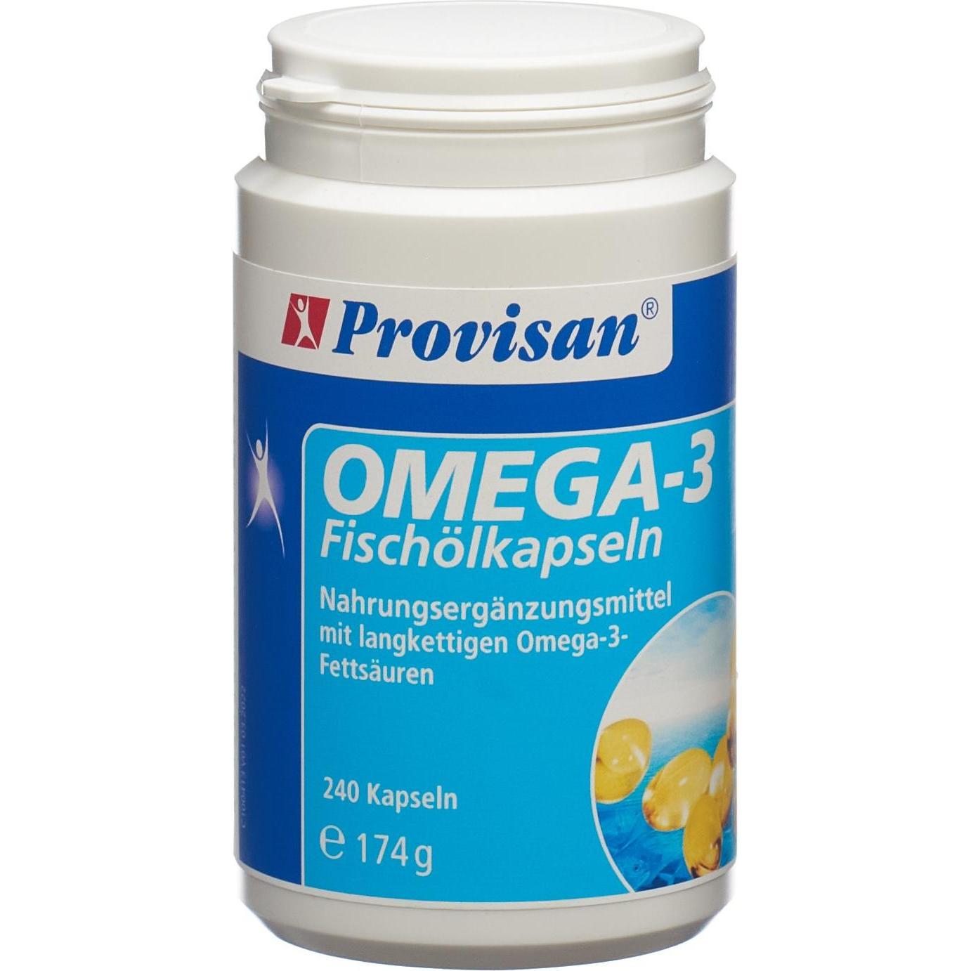 Provisan Omega 3 fish oil (240 pcs., Capsules, 211 g) - buy at Galaxus