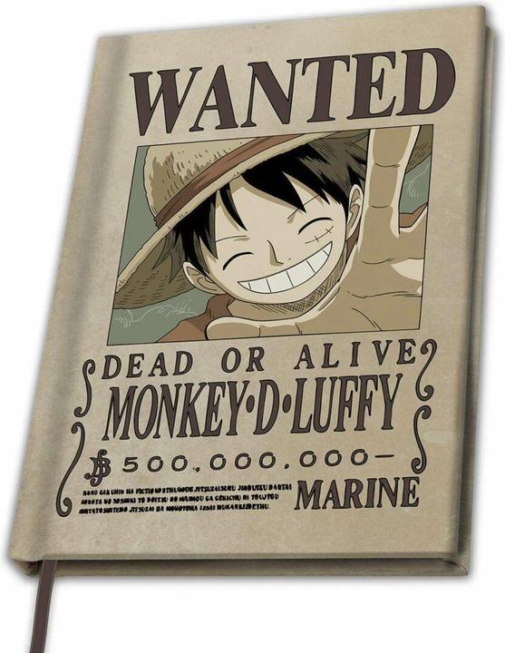 ABYstyle ONE PIECE - A5 Notebook "Wanted Luffy" - kaufen bei Digitec