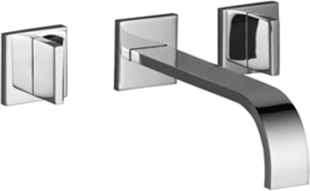 Dornbracht MEM Mitigeur mural pour lavabo sans vidage, saillie 200mm ...