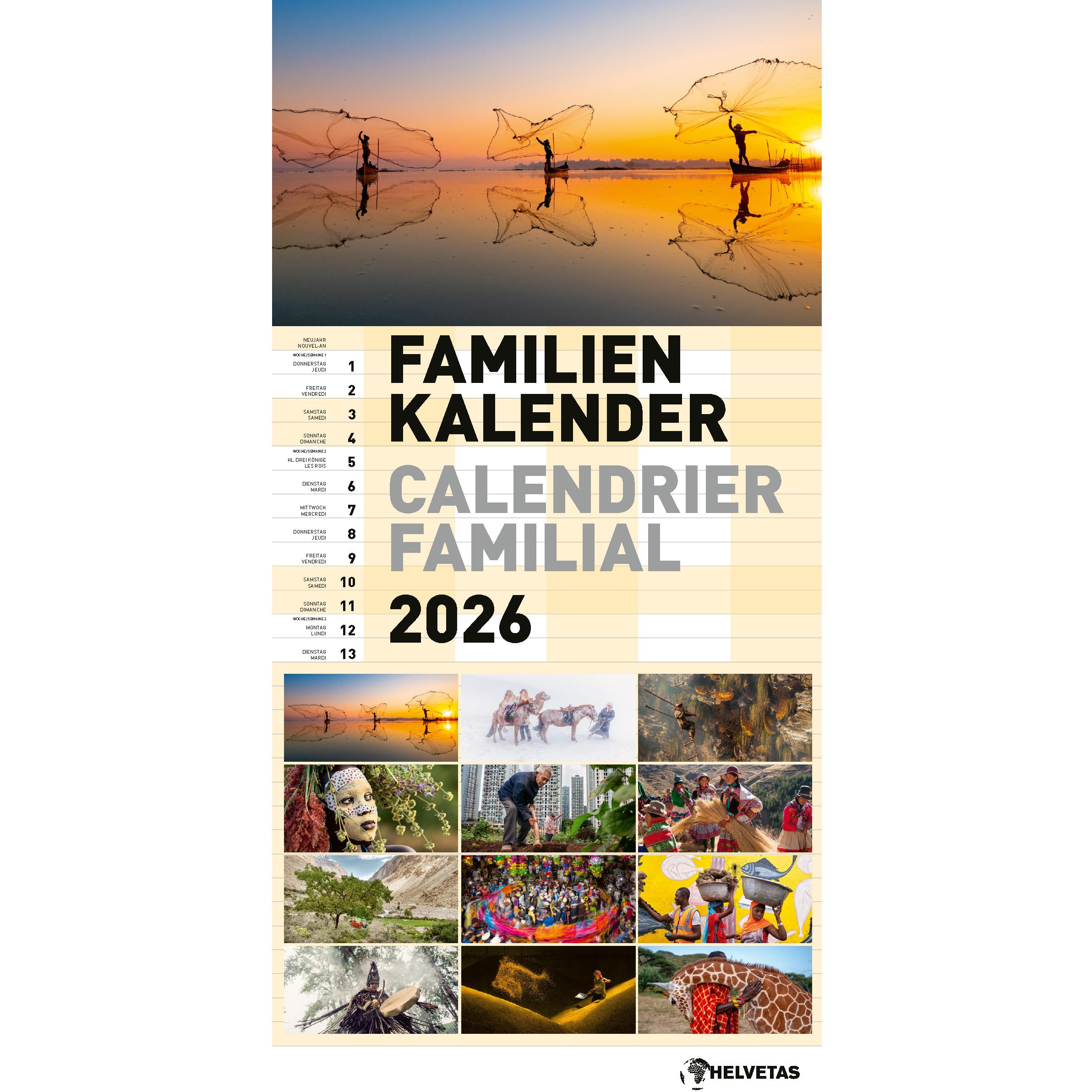 Calendaria HELVETAS Familienkalender 2026 - kaufen bei Galaxus