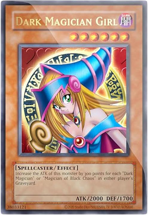 Konami Yu-Gi-Oh! TRADING CARD GAME Stainless Steel Card: Dark Magician Girl - Galaxus