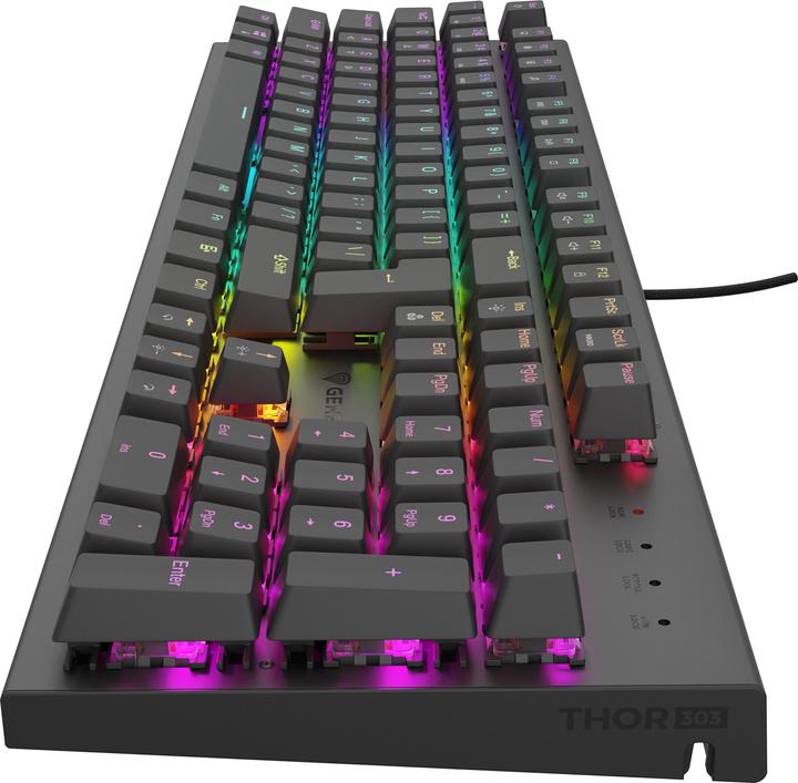 Genesis THOR 303 | Mechanical Gaming Keyboard | Wired | US | Black ...