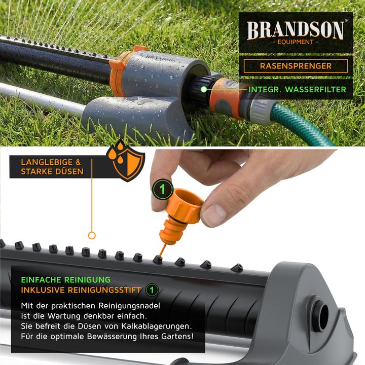 Brandson Viereckregner Garten Rasensprenger, Flächenregner, für Flächen ...