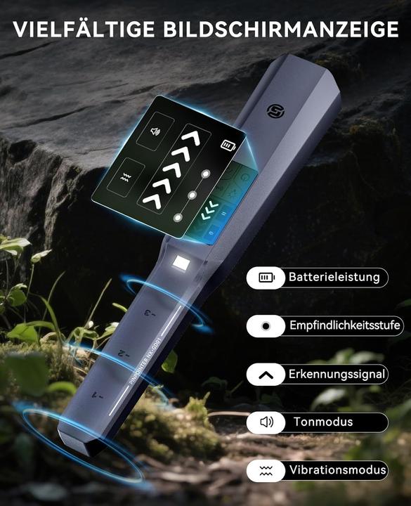 Sunpow Pinpointer Metalldetektor mit LCD-Display - kaufen bei Galaxus