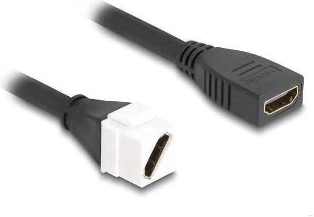 Delock Keystone Modul Kabel HDMI Buchse zu Buchse diagonal 8 - Digitec