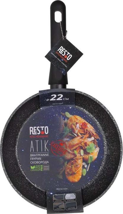Resto Atik 93401 (Bratpfanne, Aluminium, 22 x 4.40 cm)