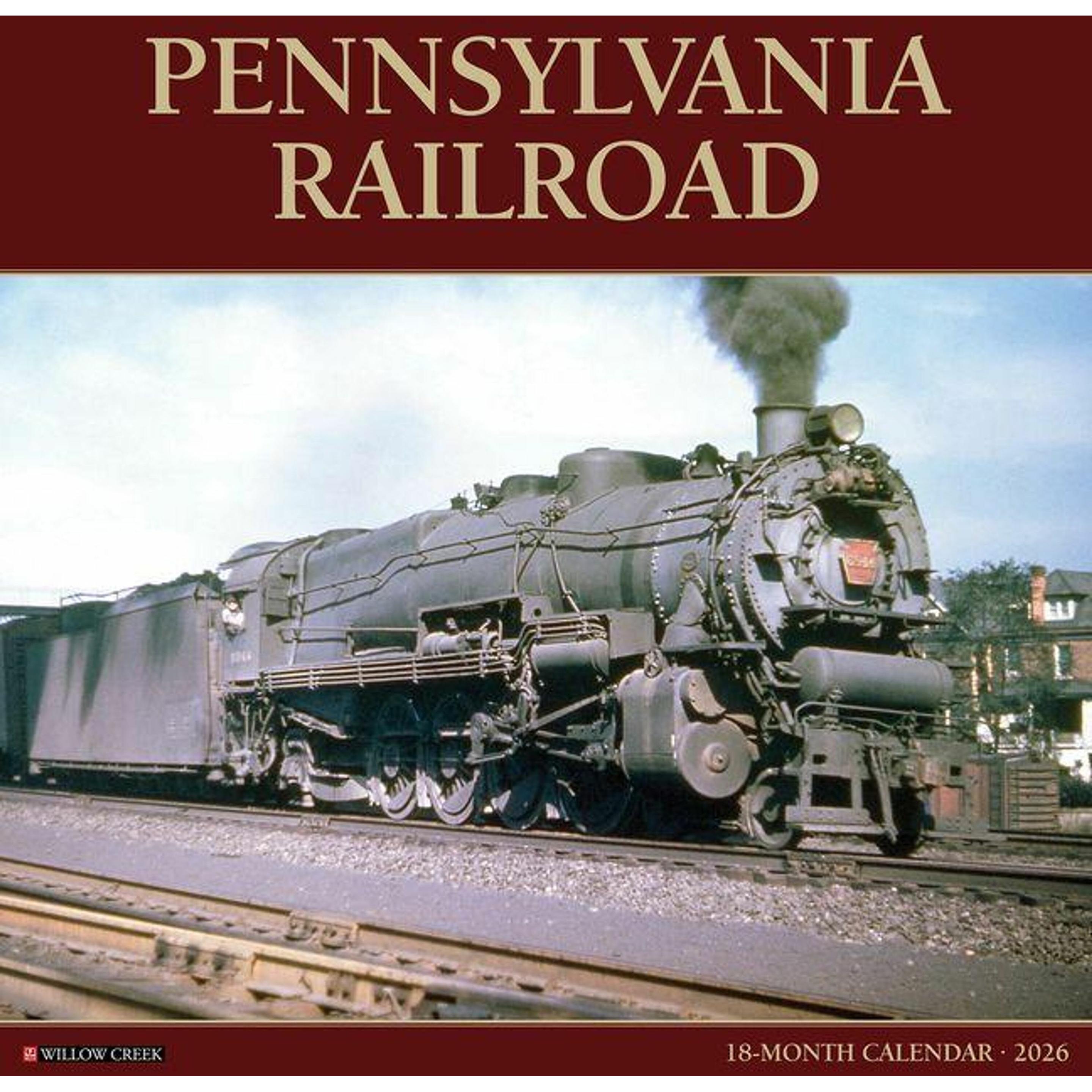 Willow Creek Press Pennsylvania Railroad 2026 Wall Calendar - Galaxus
