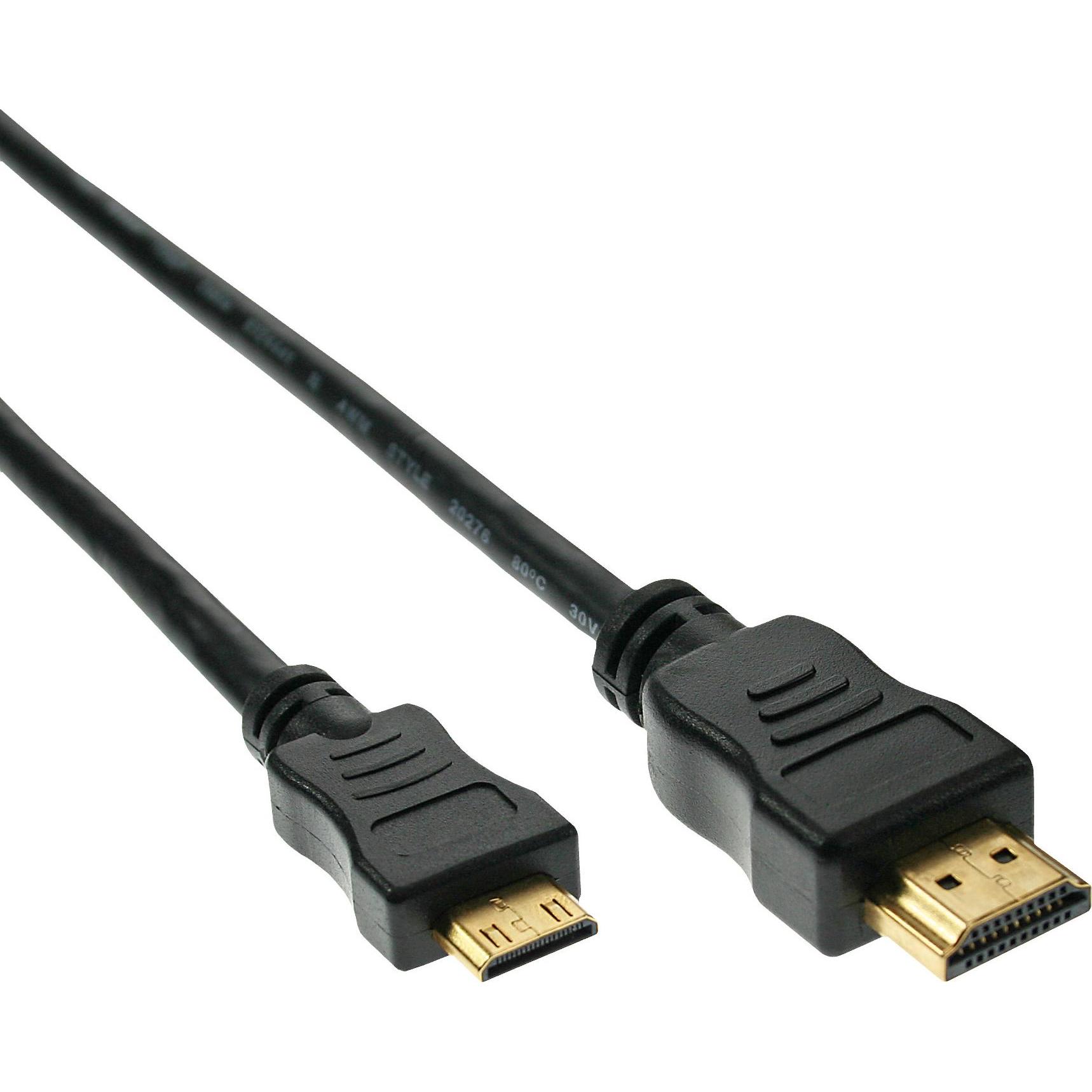 InLine HDMI (type A) - mini HDMI (type C) (0.50 m, HDMI, 1.3) - Galaxus