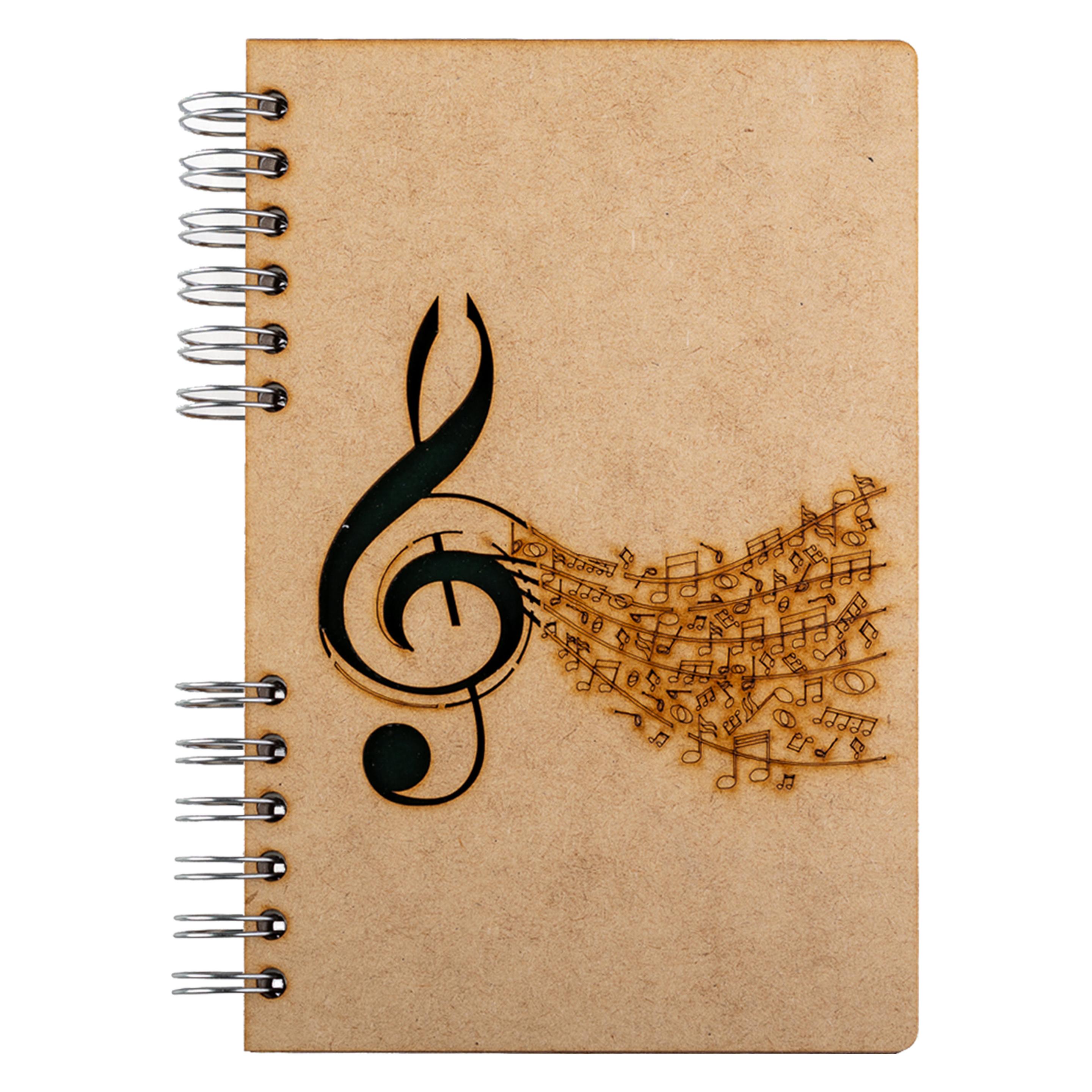 Komoni Carnet de notes / Musique / A6 / vierge (A6, Blanc, Couverture ...