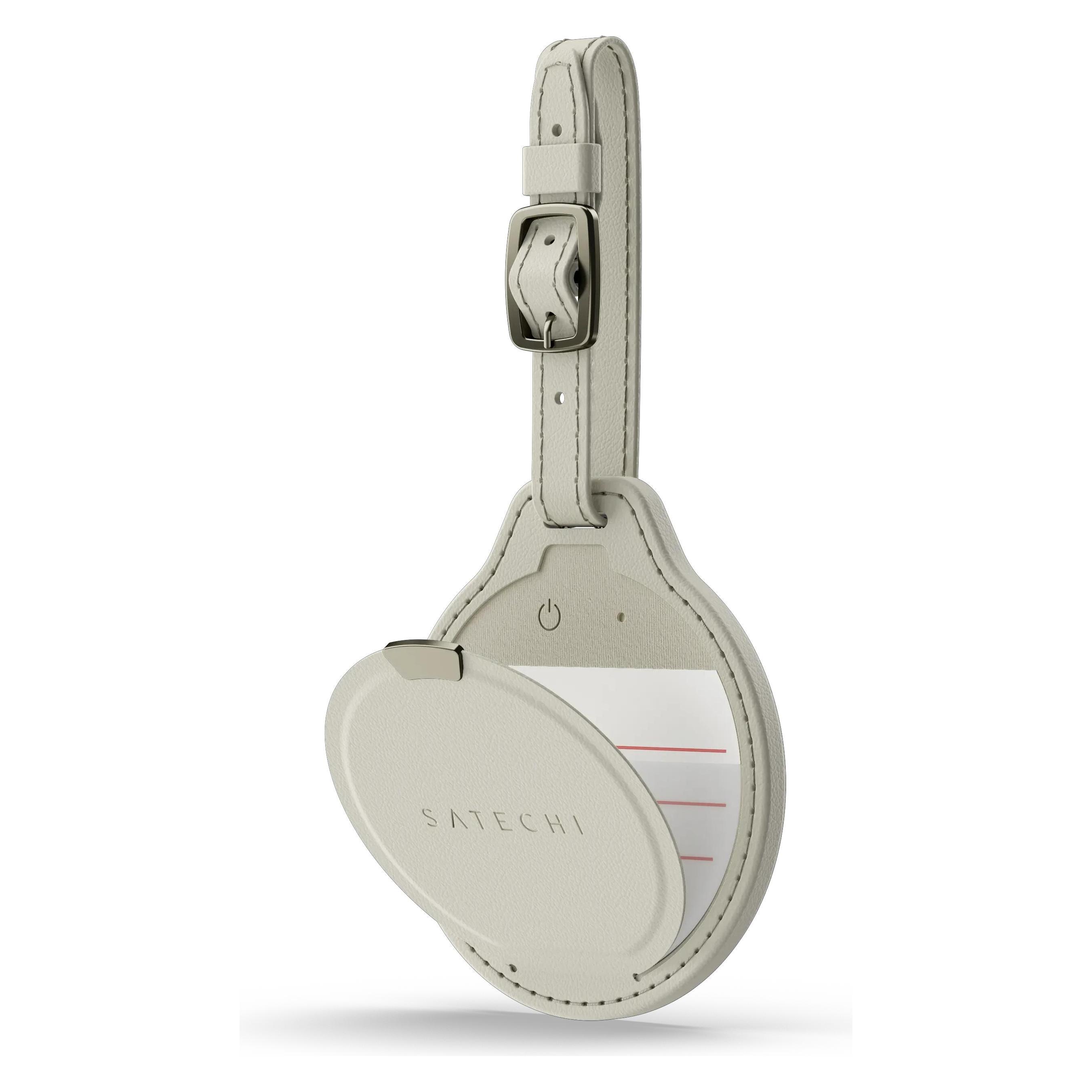 Satechi Vegan-Leather FindAll Luggage Tag Sand (Mac OS, iOS, Apple ...