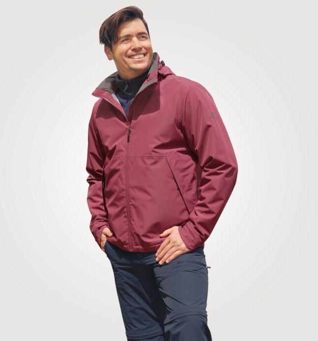 HTA Funktionsjacke Herren mit abnehmbarer Kapuze, wasserdicht (S) - Galaxus