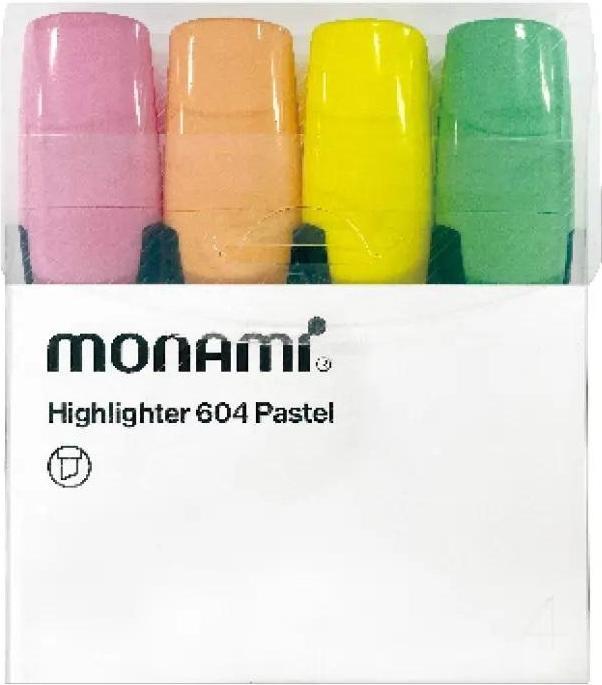 Monami Textmarker 604 4 Farben Pastell - acheter sur Digitec
