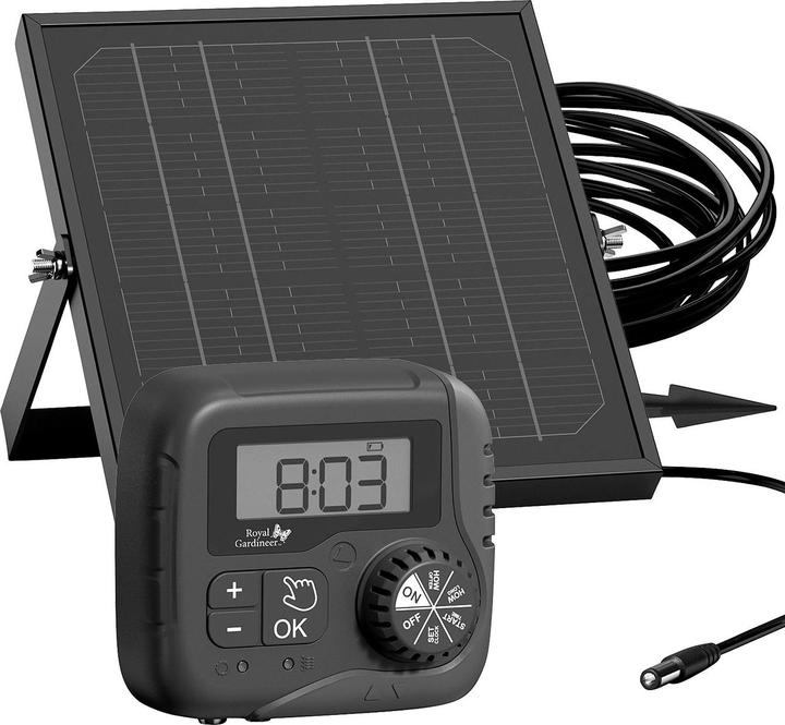 Royal Gardineer Solar-Bewässerungssystem mit Pumpe