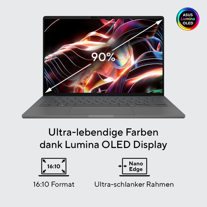 ASUS Zenbook A14" WUXGA OLED Snapdragon X 32GB/1TB Win11 UX3407QA ...