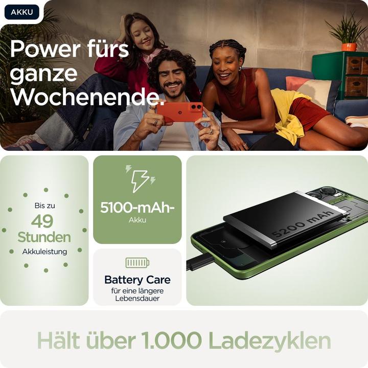 Motorola G06 (256 GB, Green, Tendril, 6.88", Dual SIM, 4G) - Digitec