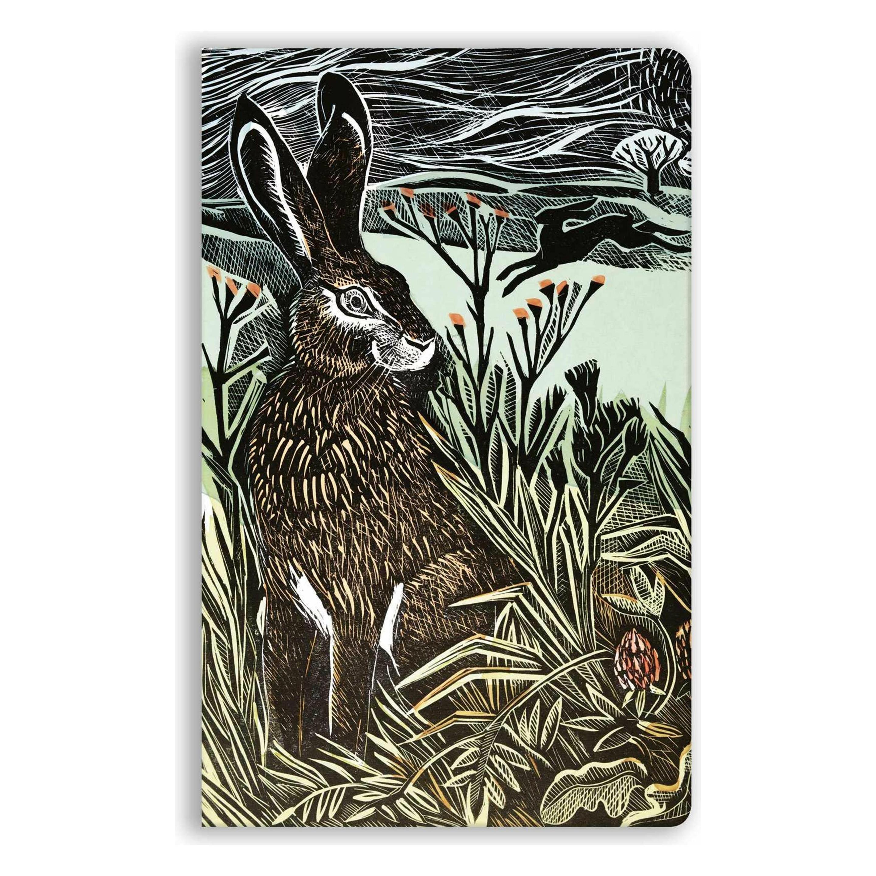 Angela Harding: Hidden Hares (Soft Touch Journal) (21 x 13 cm, Blanko ...