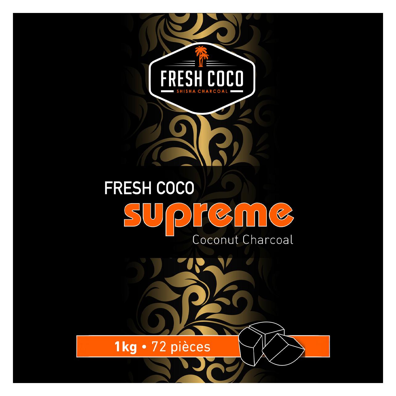 Fresh coco Supreme Coconut Charcoal 1kg - acheter sur Galaxus - Galaxus