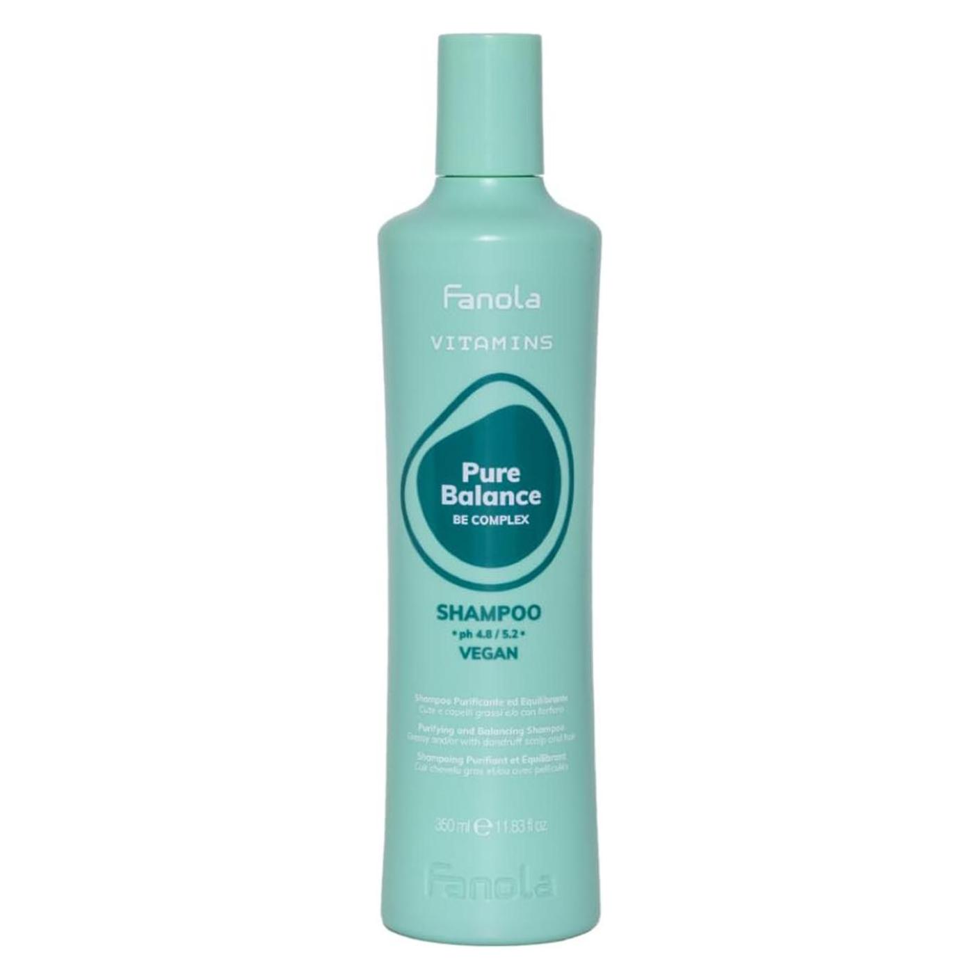Fanola Vitamins Pure Balance Shampoo - Anti-dandruff and anti-grease ...