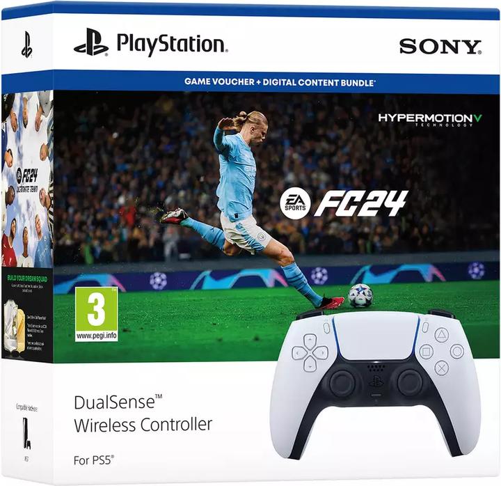 Sony DualSense Wireless Controller + EA Sports FC 24 Bundle