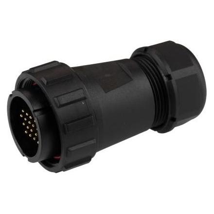 RS PRO Circular connector Plug 20-pin / 5.0A Cable mounting, solder ...