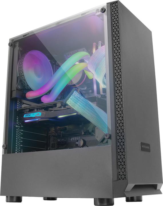 Mars Gaming Boitier Moyen Tour Atx Mc-Mcn2 Avec Panneau Vitré (Noir ...