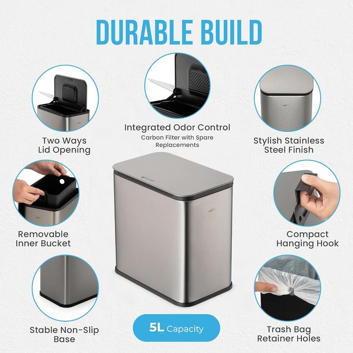 Red factor Biomülleimer mit Filterdeckel (5 l) - buy at Digitec