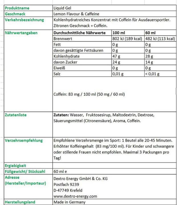 Dextro Energy Liquid Box - kaufen bei Galaxus