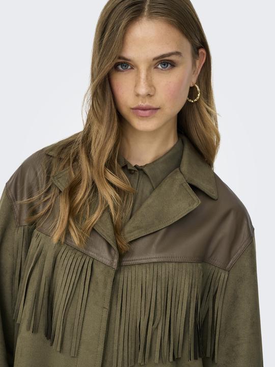 Only Onlfrange Life Fauxsued Fring Jacket Otw - kaufen bei Galaxus