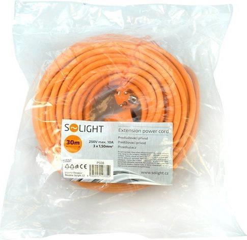 Olight Solight extension cable - connector, 1 socket, orange, 30m - Galaxus