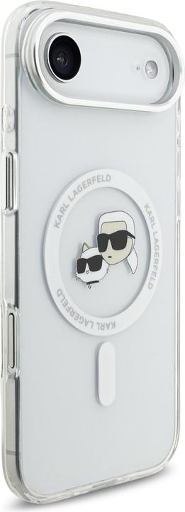 Karl Lagerfeld IML K&CH Heads Metal Frame MagSafe Case for iPhone Air ...