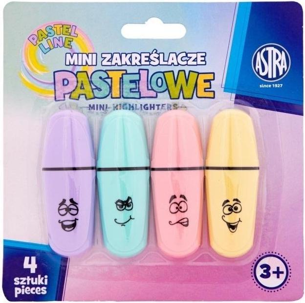 Astra Mini-Pastell-Textmarker 4-farbig - kaufen bei Digitec
